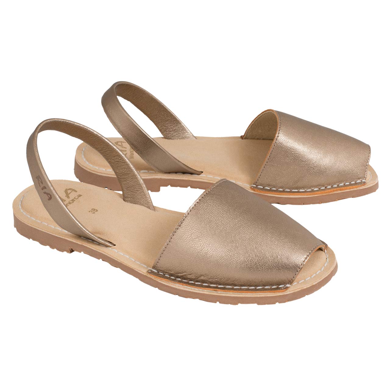 Avarca RIA Menorca Sandalen Comfort Gold | Avarcaria